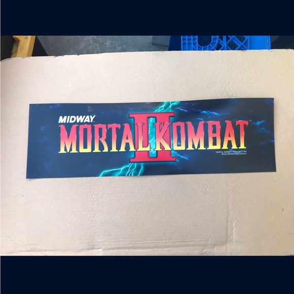 Mortal Kombat | Wall Decor | Mortal Kombat 2 Arcade Video Game ...